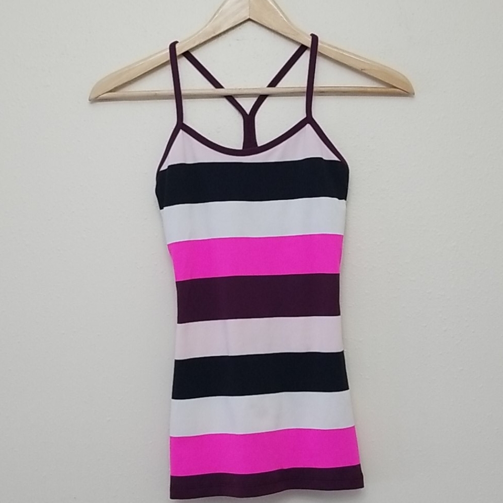 Lululemon Colorblock Striped Tank - Gem